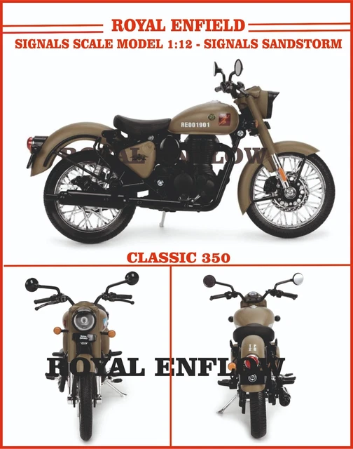 ROYAL ENFIELD SIGNAUX Maquette 1:12 - Signaux Tempête de Sable ...