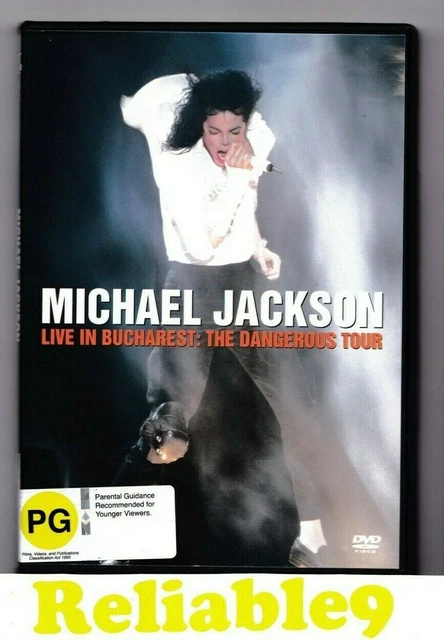 MICHAEL JACKSON - Live in Bucharest: The dangerous Tour DVD -1992 Sony Australia $4.95 - PicClick AU