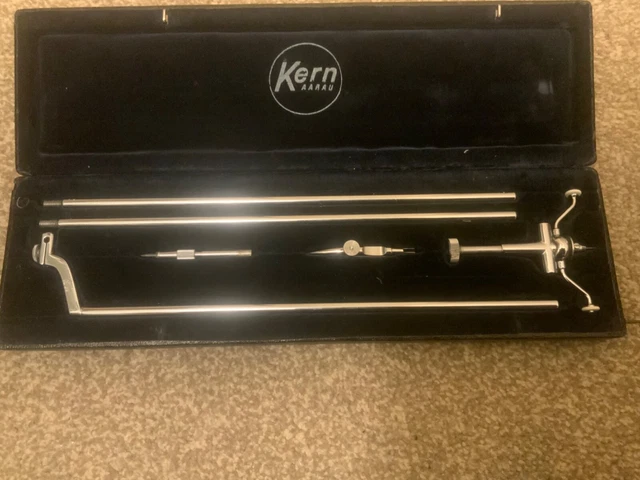 KERN AARAU BEAM compass, Riefler proportional divider and an English ...
