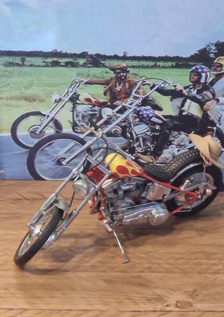 HARLEY DAVIDSON MOTORCYCLE 69 Easy Rider Billy Bike Chopper Metal Model ...