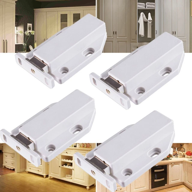 SPACE SAVING PUSH To Open Touch Release Door Catch Latch Hinge Cupboard ...