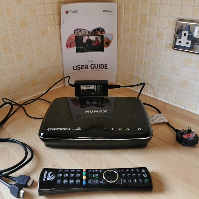 HUMAX HDR-1100S FREESAT Satellite TV Recorder 500GB Black with Remote ...