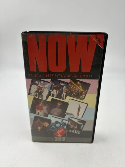 NOW THAT'S WHAT i call Music 1 VHS VIDEO PAL UK RARE £39.95 - PicClick UK