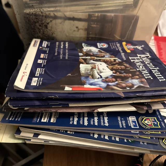 TOTTENHAM HOTSPUR PROGRAMS and Magazines Job Lot 80s To 2000s £31.88 ...
