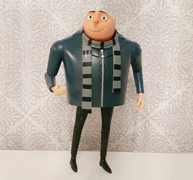 MINIONS DESPICABLE ME 2 Gru Talking Genius Figure Man Articulated ...