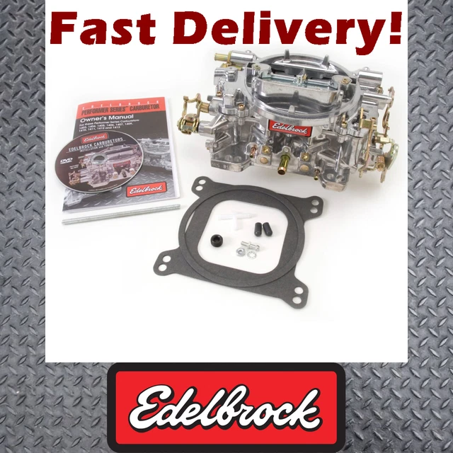 EDELBROCK CARBURETOR 600CFM MAN CHOKE suits Chevrolet 396 402 427 454 ...
