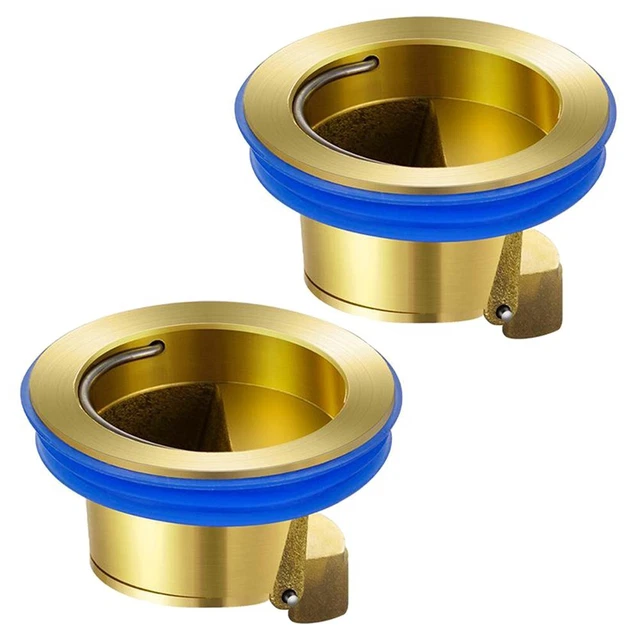 NON SLIP DESIGN Backflow Preventer for Toilet Floor Drain Smooth Water ...