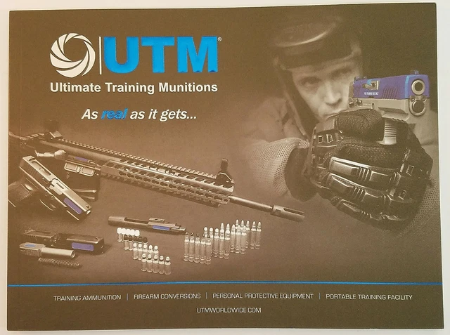 ULTIMATE TRAINING MUNITIONS UTM Product Catalog Booklet Military 29 ...