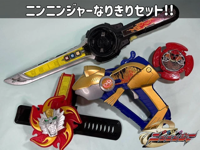 POWER RANGERS NINJA Steel Ninninger Morpher Weapon 3p Shuriken set ...