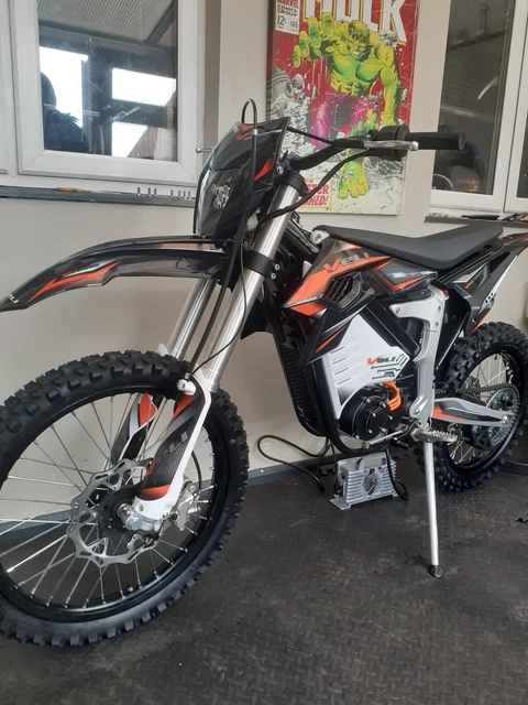 VMX 3000 ELECTRIC Dirt Bike 2023 72V 12000W 50Ah Catl Blade Life Po4 ...