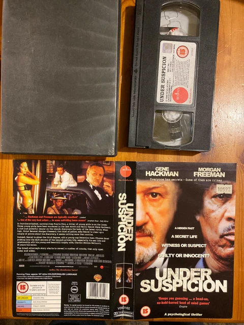 BIG CASE UNDER Suspicion Gene Hackman Morgan Freeman VHS VIDEOS EX ...
