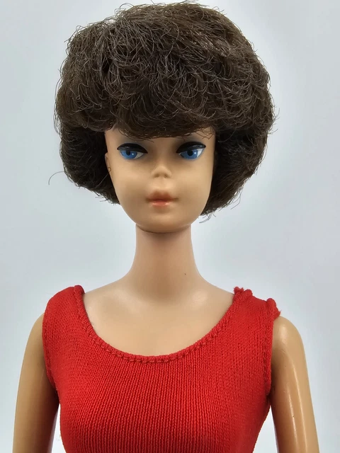 Vintage Mattel 1962 Bubble Cut Doll Brunette Barbie 850 Exc Wearing