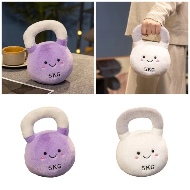 PLAYFUL FITNESS THEMED Plush Baby Gift Soft Kettlebell Shape Toy For ...