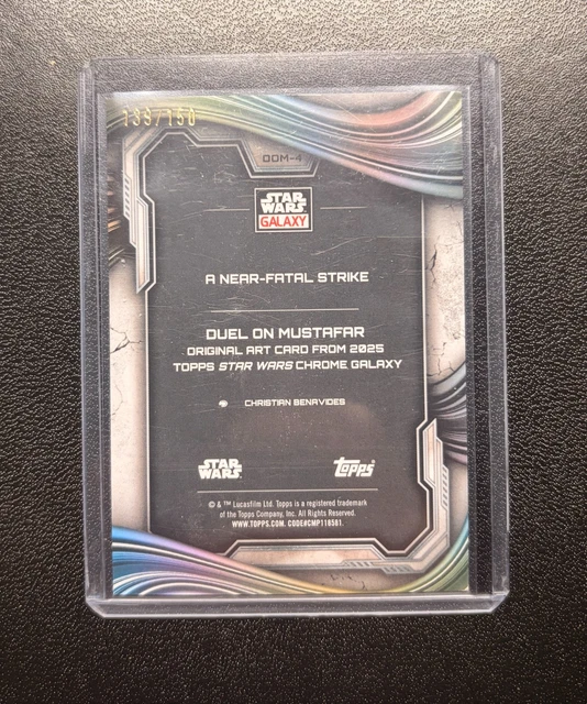 2025 TOPPS CHROME Star Wars A Near-Fatal Strike Atomic 139/150 £35.76 - PicClick UK