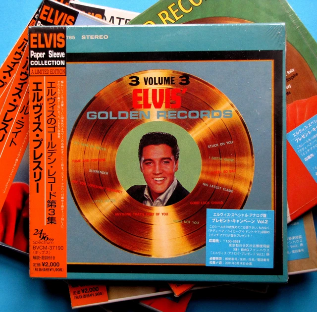 ELVIS PRESLEY, ELVIS' Golden Records, Volume 3 (CD _ Paper Sleeve _ Japan) EUR 49,49 - PicClick FR