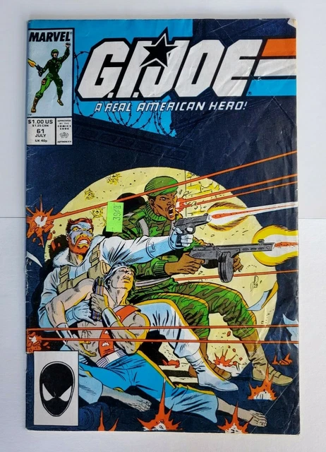 MARVEL G.I. JOE #61 juillet 1987 « Un vrai héros américain ! » Ed ...