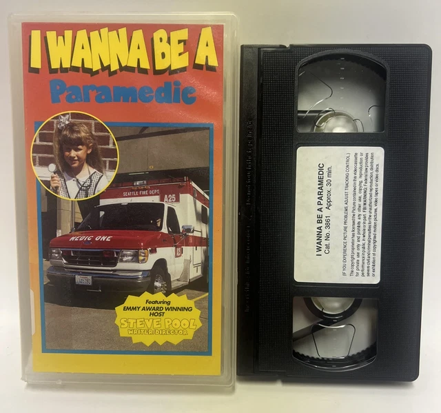 I WANNA BE a Paramedic (VHS 1995) Steve Pool, Real Life, Big City ...
