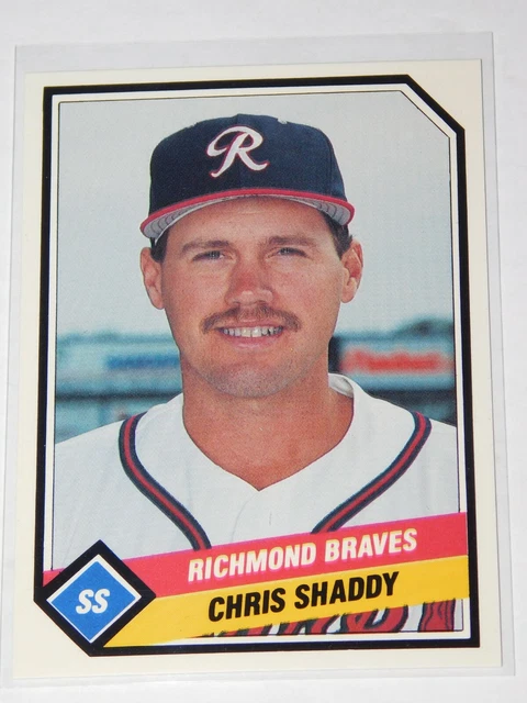 1989 CMC RICHMOND Braves Chris Shaddy Carte #22 EUR 3,26 - PicClick FR