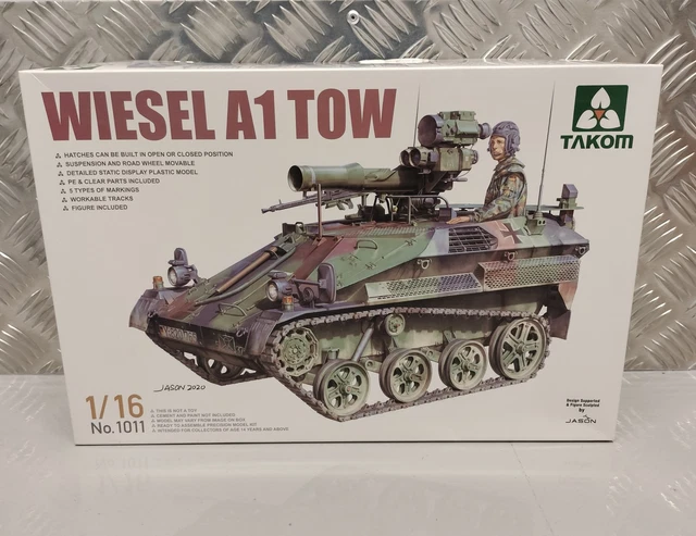 TAKOM 1011 - Wiesel A1 Tow - German Tank Plastic Kit Model 1/16 Scale ...