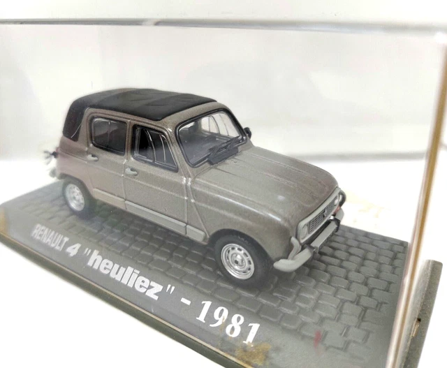 RENAULT 4 HEULIEZ Gris 1981 1/43 UH Comme neuf EUR 14,90 - PicClick FR