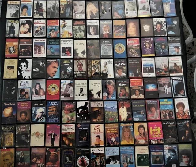 GRAND LOT DE Plus De 100 Cassettes K7 Audio Diverses De Varietes EUR 89 ...
