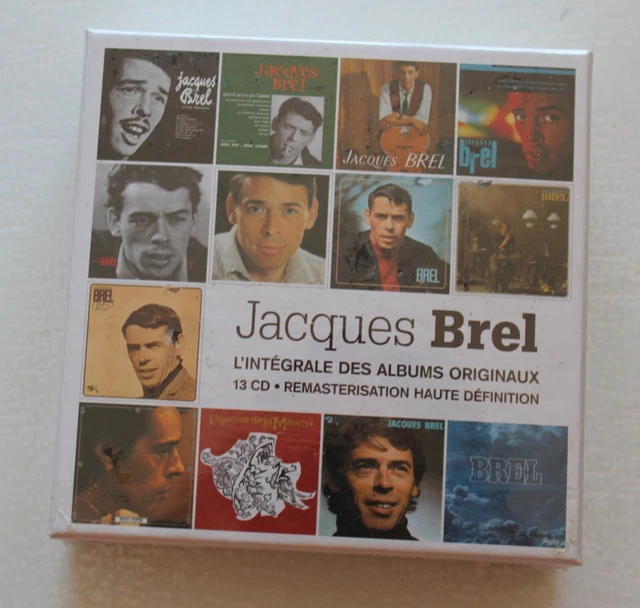 JACQUES BREL , l'intégrale des albums originaux , Box 13 CD neuf EUR 29,99 - PicClick FR