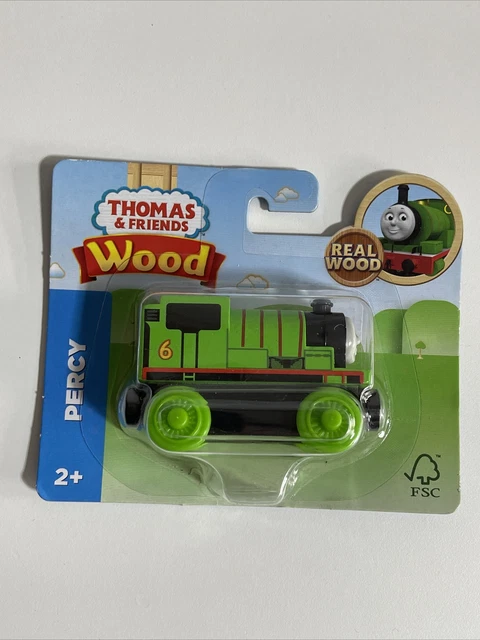 THOMAS THE TANK Engine & Friends WOOD PERCY WOODEN TRAIN NEW IN BOX £33 ...