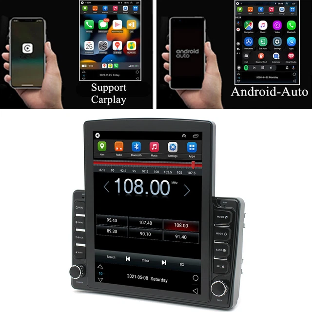 9.7'' VERTICAL STEREO Radio GPS Head Unit FM For Fiat Panda 2003-2012 ...