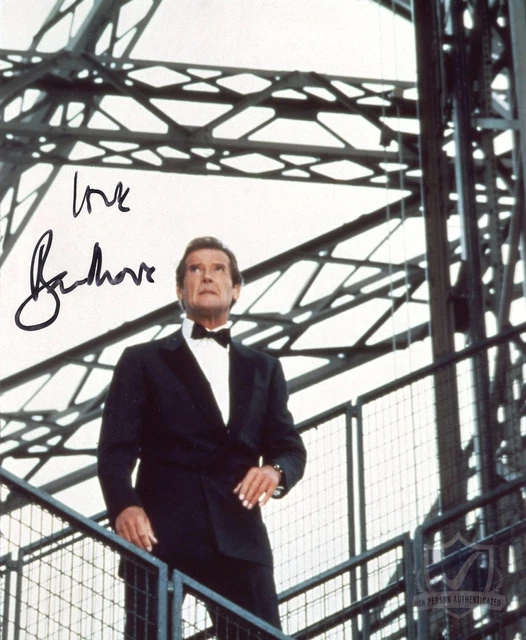 ROGER MOORE JAMES Bond Signed 10x8 Photo ACOA Certified SA18565 £196.00 ...