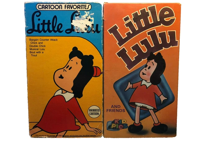 LITTLE LULU CARTOON Favorites and Friends VHS 1990 Lot 2 Animated ...