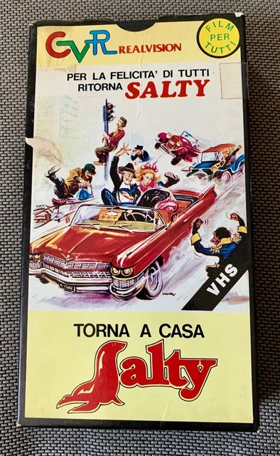 TORNA A CASA Salty VHS Italian Very Rare Cult Film 1977 Seal Animal ...
