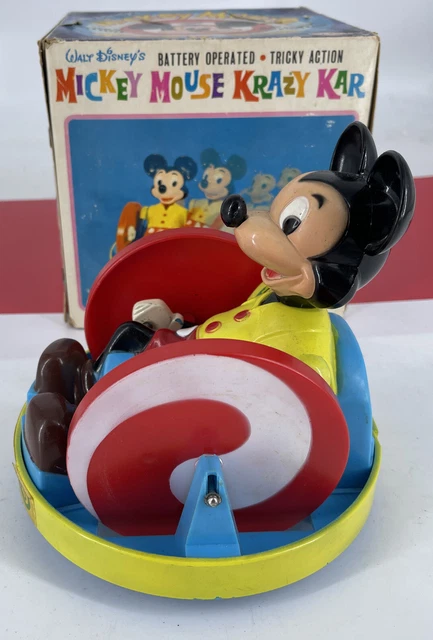 MARX WALT DISNEY MICKEY MOUSE KRAZY KAR BATTERY TOY 1960s In the ...