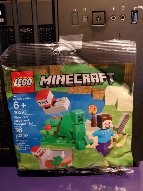 LEGO MINECRAFT STEVE And Creeper Set 30393 Polybag 2019 $8.00 - PicClick CA