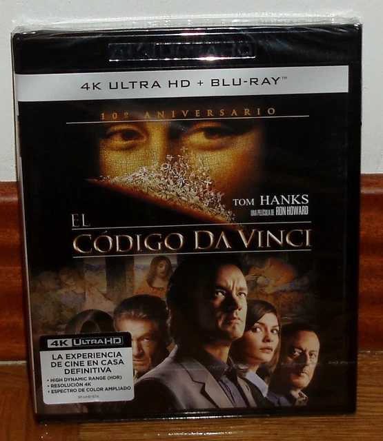 LE CODE DA Vinci (The Da Vinci Code) Blu-Ray 4K UHD + Blu-Ray Neuf (Non ...