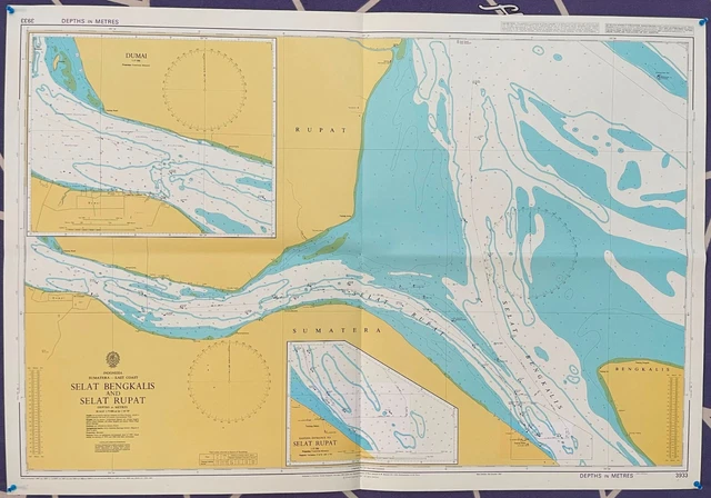 ADMIRALTY 3933 INDONESIA Sumatera-East Coast Selat Bengkalis & Selat ...
