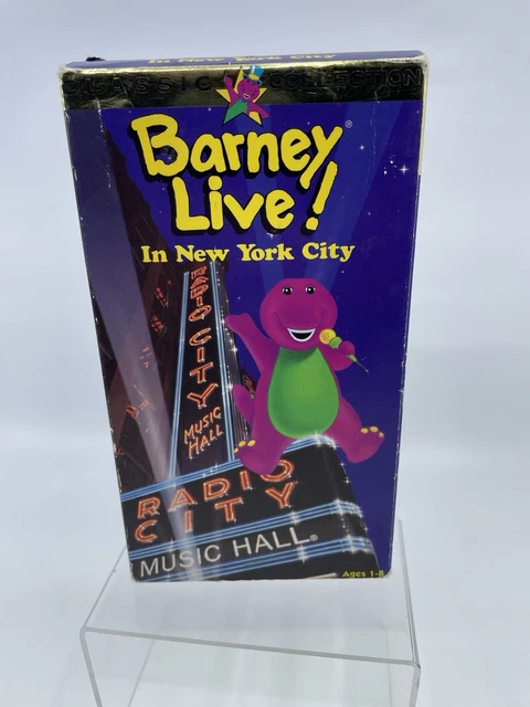 BARNEY - LIVE In New York City (VHS, 1994, Classic Collection) £8.60 ...