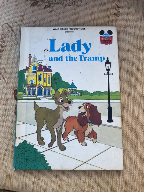 WALT DISNEY BOOK, Lady And The Tramp , 1980 Vintage Book £3.49 ...
