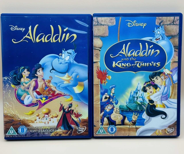 DISNEY'S ALADDIN & Aladdin King of Thieves DVD's £3.99 - PicClick UK