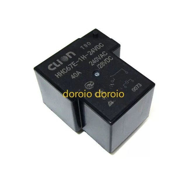 2PCS HHC67E-1H-24VDC T90 24V 40A Electric Welder Relay 4 Pins DC24V New ...