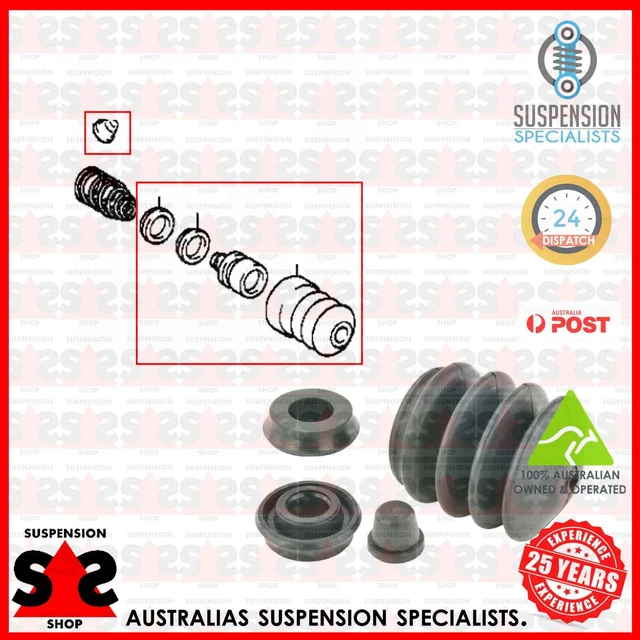 REPAIR KIT, CLUTCH Slave Cylinder Suit TOYOTA HiAce 2.0 (YH51, YH61 ...