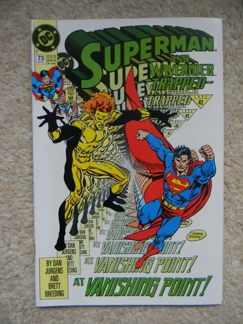 SUPERMAN (VOL.2) #73 - DC Comics - Nov.1992 - Superman & Waverider VFN ...