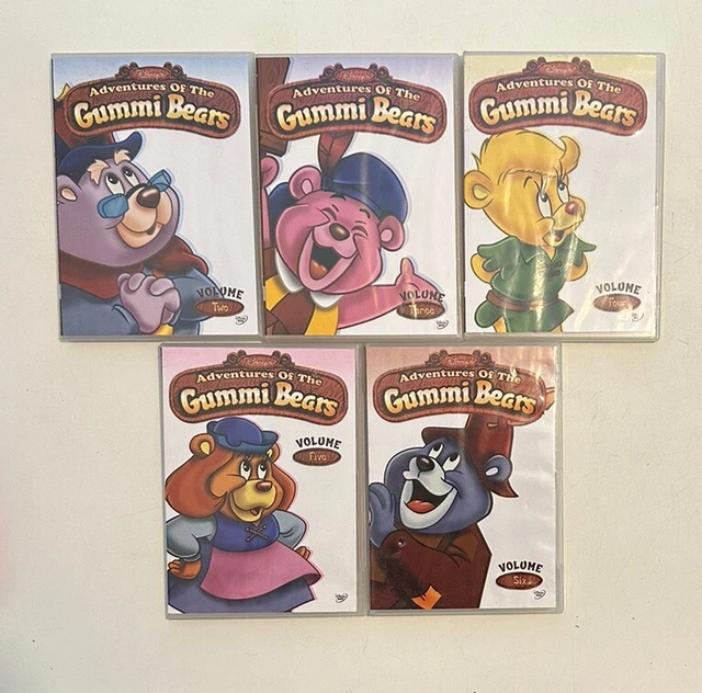 DISNEY ADVENTURES OF The Gummi Bears DVD Set 2-6 Region 2 - VGC EUR 76 ...