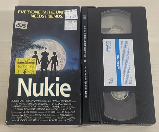NUKIE 1987 A Magical Space Adventure ALLIANCE VHS Rare HTF Melted She ...