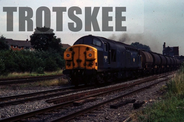 35MM SLIDE BR British Railways Diesel Loco Class 37 37002 Water Orton ...