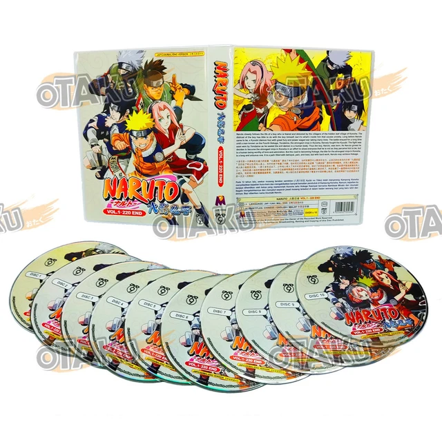 NARUTO - COMPLETE Anime Tv Series Dvd Box Set (1-220 Eps) (Full English ...