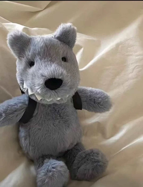 JELLYCAT BACKPACK WOLF with dust bag a branded BNWT collectible £24.50 ...