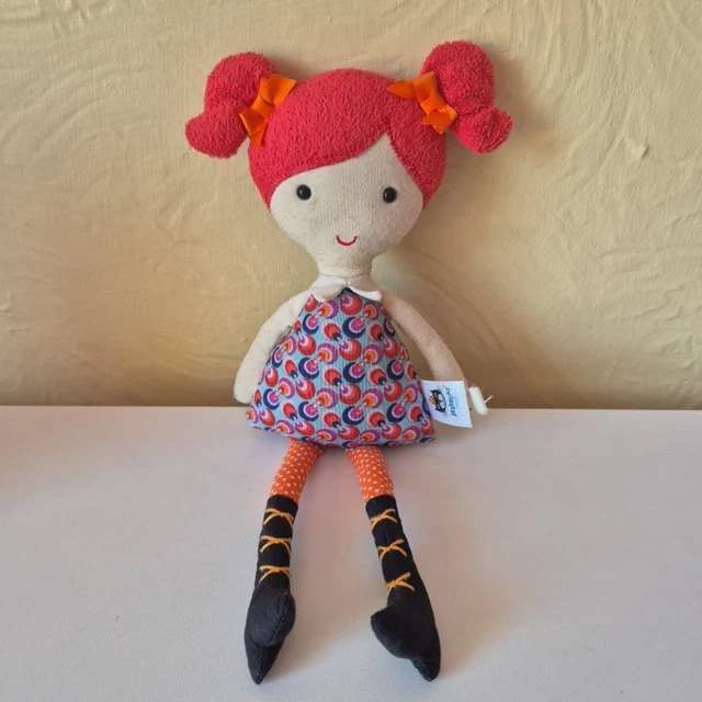 JELLYCAT RAG DOLL Carnaby Cutie Kiki redhead soft toy plush Rare ...