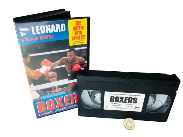 VHS VIDEO TAPE Boxers Sugar Ray Leonard Vs Wilfred Benitez Vintage ...