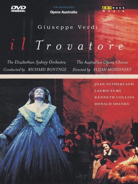 IL TROVATORE: OPERA Australia (Bonynge) (DVD) Joan Sutherland Kenneth ...