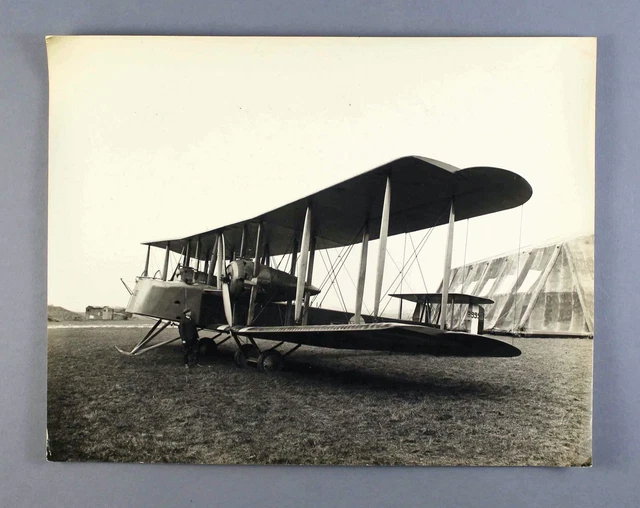 VICKERS VIMY B9952 Ww1 Bomber Large Vintage Photo Raf Royal Air Force 2 ...